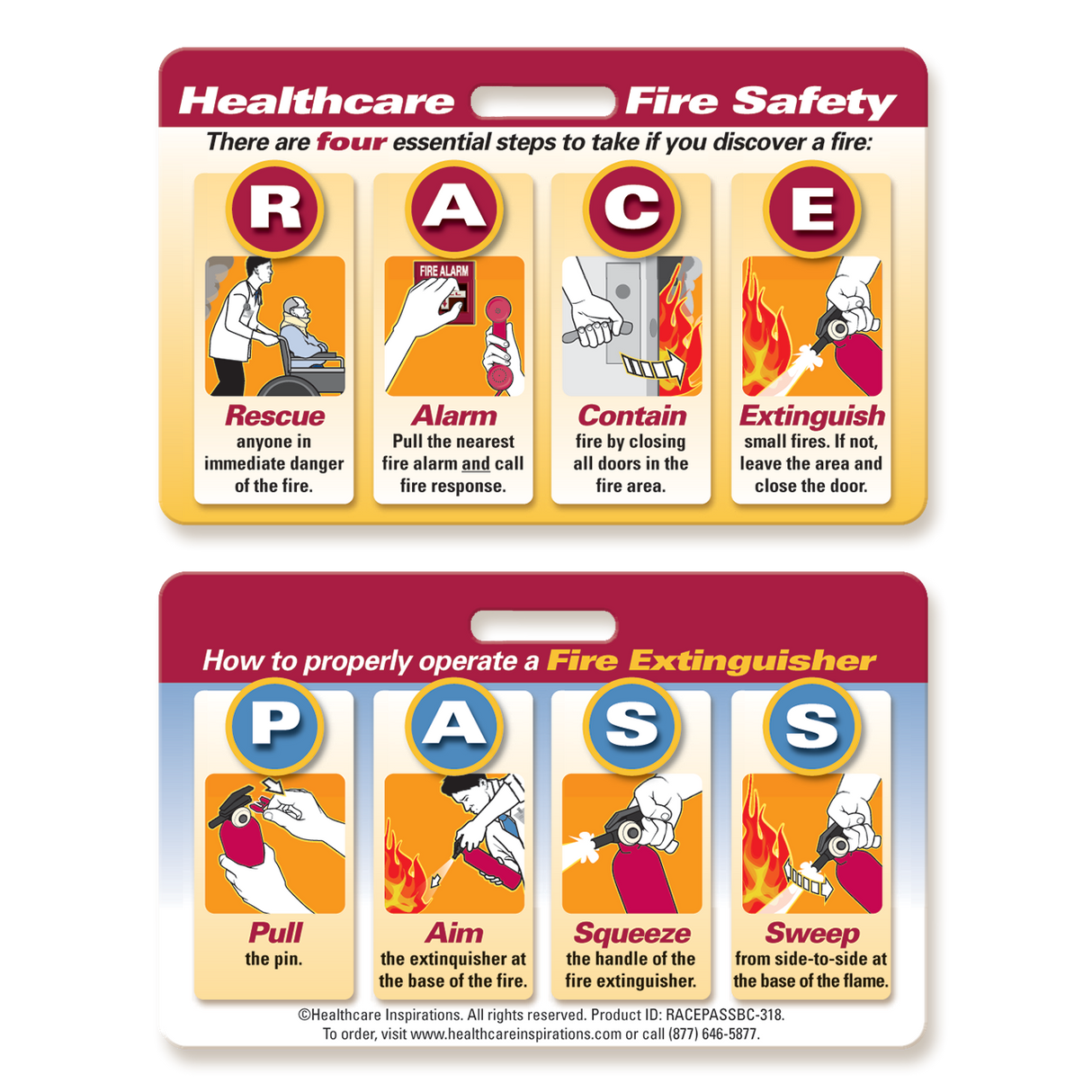 RACE PASS Fire Safety Badgie Card Healthcare Inspirations Inc race-pass-fire-safety-badgie-card-healthcare-inspirations-inc